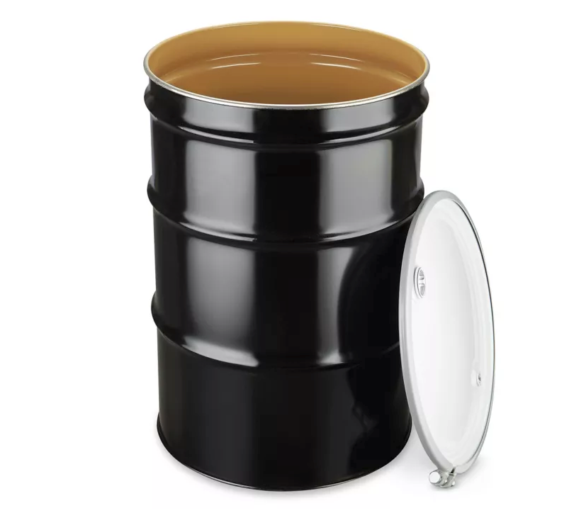 Contenedor Para Residuos 200 Litros Tambo Metal Con Tapa – Cenvases ...